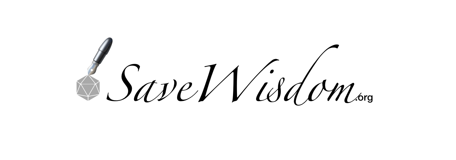 Introducing The Save Wisdom Project at SaveWisdom.org. – @ReadMultiplex