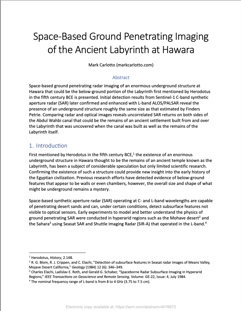 Below The Giza Pyramid Plateau—New Radar Discoveries Will Shock The ...